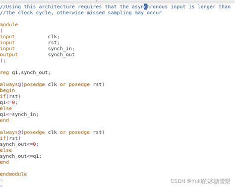 亚稳态与同步器及其verilog实现 verilog同步器 csdn博客