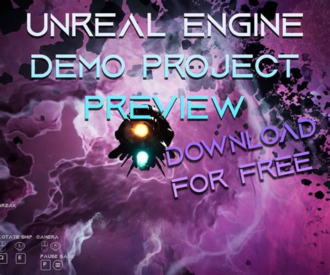artstation [free] space scene in unreal engine playable demo