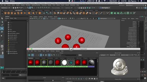 Examining Shaders In Autodesk Maya Youtube