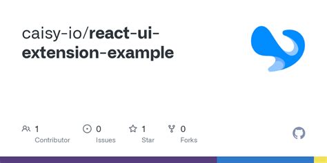 Github Caisy Io React Ui Extension Example