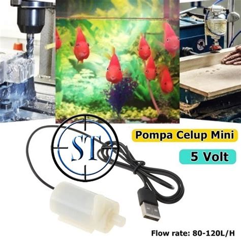Jual Pompa Air Celup Micro Mini Dc 6v Water Pump Micro Submersible
