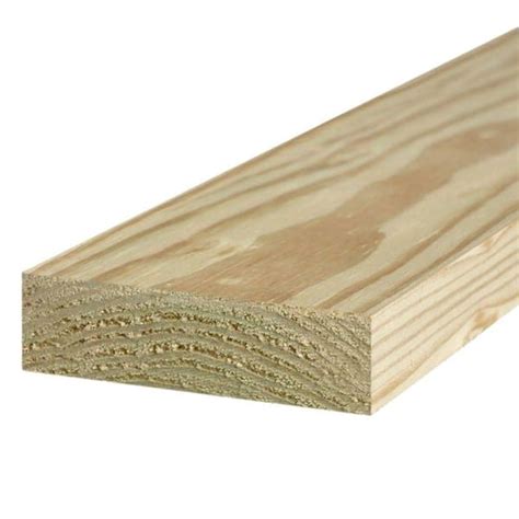 2 In X 8 In X 8 Ft 1 Ground Contact Pressure Treated Lumber