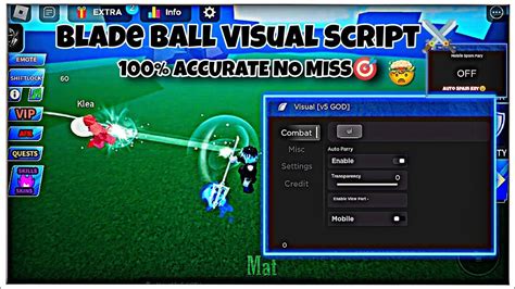 Visual V5 Best Blade Ball Script Everr Auto Parry Auto Spam 100 ACCURATE NO MISS YouTube