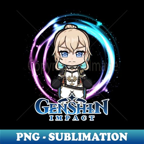 Genshin Impact X Jean Chibi Trendy Sublimation Digital Dow Inspire Uplift