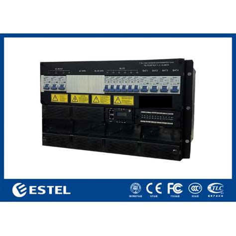 Telecom Rectifier System 19 Inch Rack Mount 48v Dc Power Supply