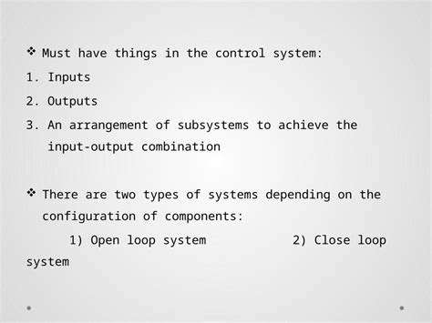 pptx introduction to control system open loop system and close loop