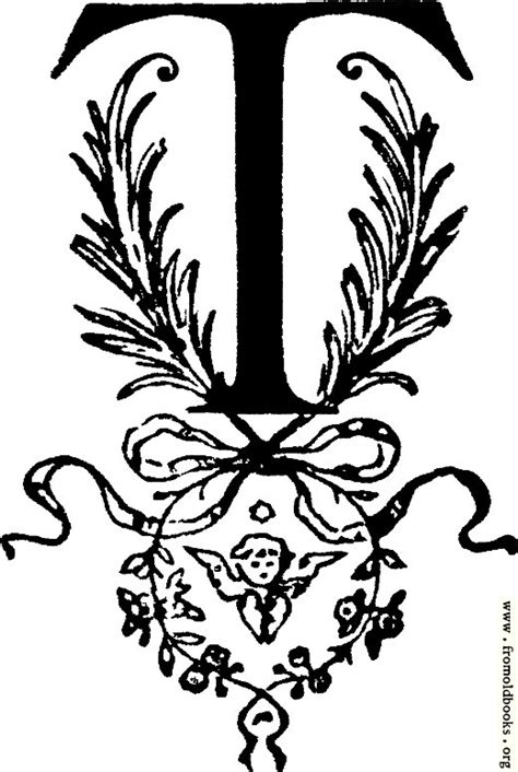 FOBO Decorative Initial Letter T