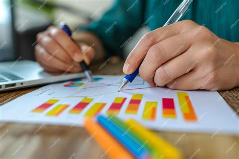 Premium Photo Businessman Draw Growth Graph And Progress Of Business