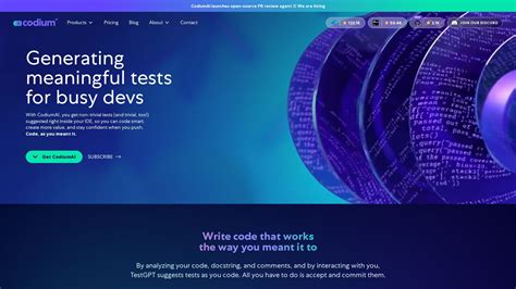 codiumai smarter ide tests for busy developers futureen