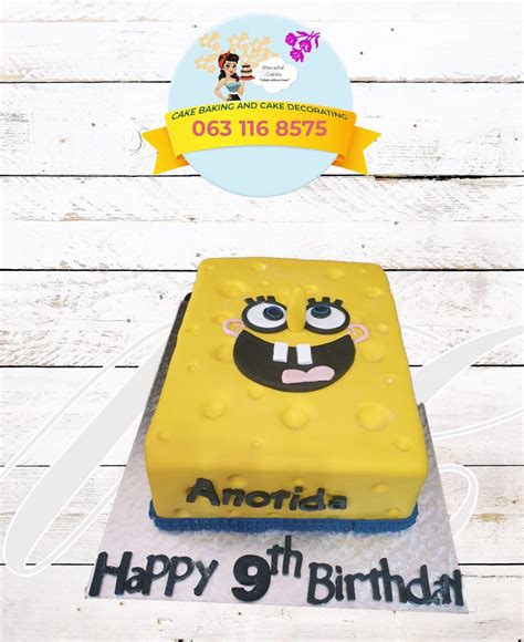 Spongebob Rectangular Cake Merciful Cakes