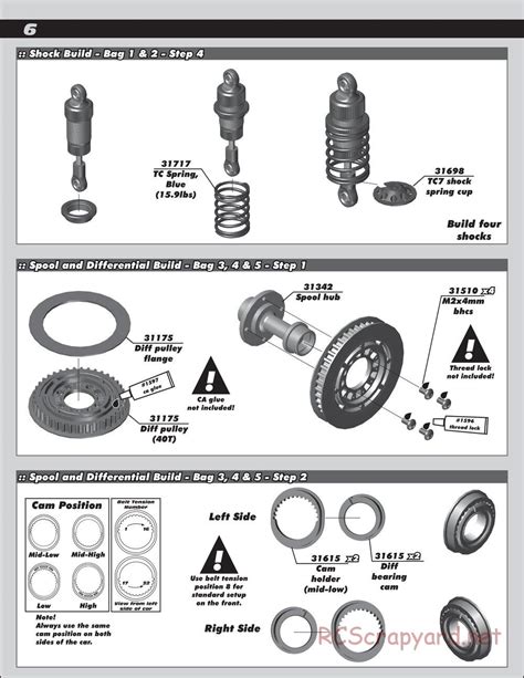 Team Associated Manual Tc7 Factory Team 30120 • Rcscrapyard