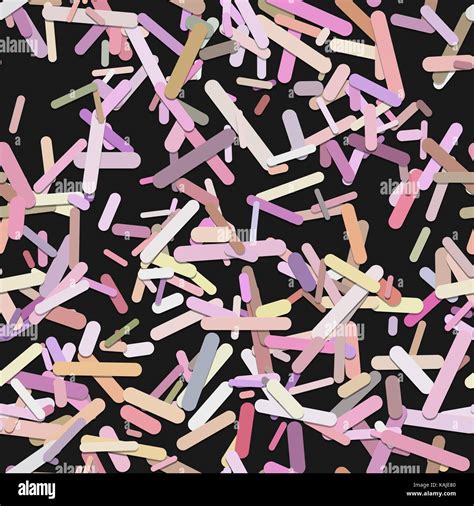 Seamless Abstract Chaotic Rotated Stripe Pattern Background Vector Design From Rounded Stripes