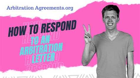 How To Respond To An Arbitration Letter Aa