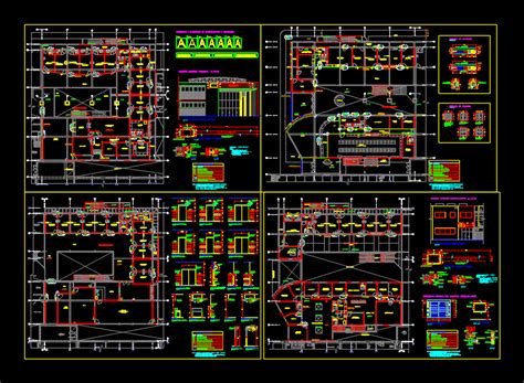 Senalizacion Basica De Proteccion Civil En Dwg 1 74 Mb Librería Cad