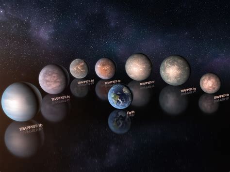 Artists Impressions Of The Trappist 1 Planetary System Eso