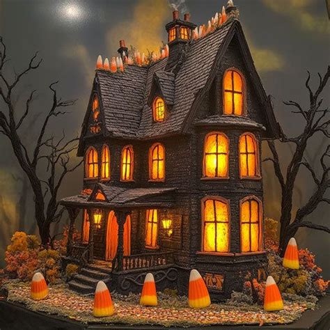 Sinister Candy Corn Halloween Illustration Pack Halloween Illustration Halloween Scene Sinister