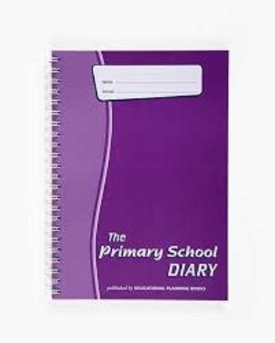 The Primary School Diary Purple For Office And School Use A4 Size Eco