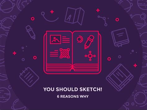 6 Reasons Why Sketching Is Important Outline Illustration Graphic