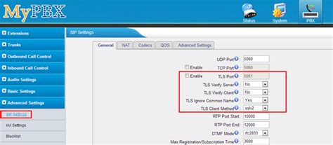 MyPBX Security Configuration Guide Part 5 How To Use TLS In MyPBX Yeastar Support