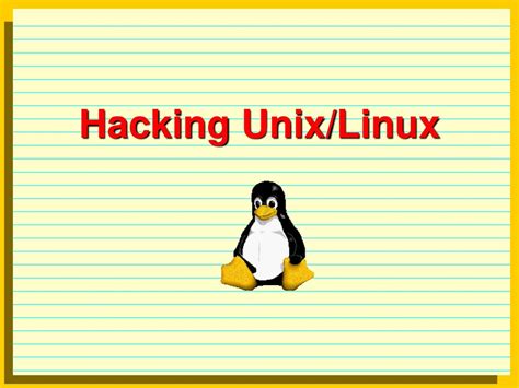 hacking unix linux ppt download