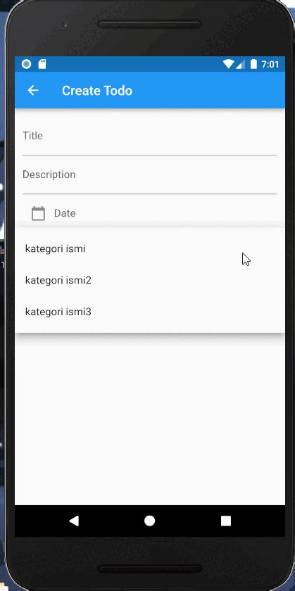 GitHub MarsalekDesmotes TodoApp Flutter ile yapılmış to do uygulaması