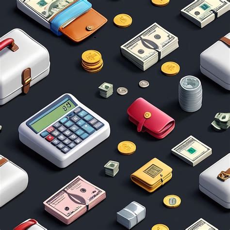 A Colorful Phone With A Calculator On It And A Calculator On The Top Premium Ai Generated Image