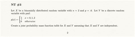 solved let x be a binomially distributed random variable