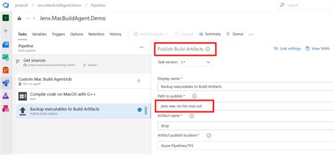how to setup private mac azure devops agent jenx si