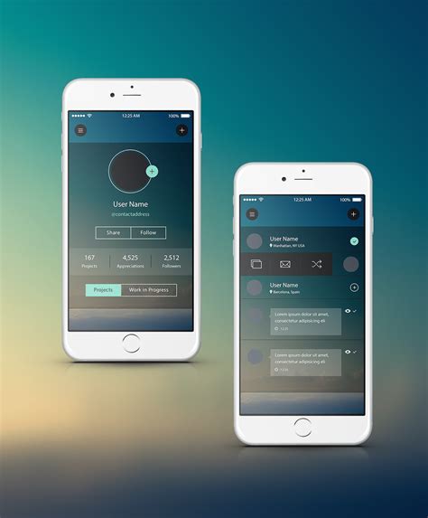 Mobile Ui Concept On Behance
