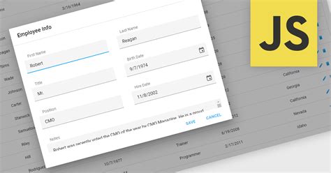optimice las interfaces de entrada de datos en aplicaciones javascript