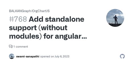 Add Standalone Support Without Modules For Angular V Issue Balkangraph Orgchartjs