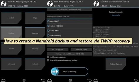 How To Create And Restore Nandroid Backup On Any TWRP Supported Device TrendyPort