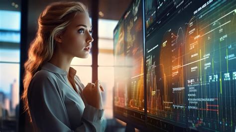 Premium Ai Image Screen Analysis Computer Monitor Analytics Dashboard