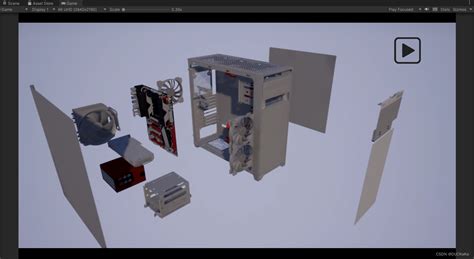 unity制作虚拟主机装机模拟器 课程设计 电脑组装仿真软件 csdn博客