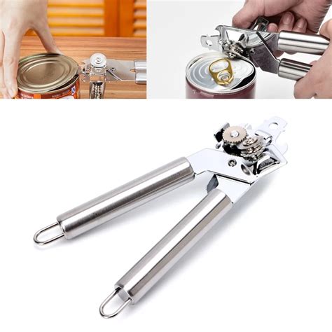 Multifunctional Stainless Steel Professional Tin Manual Can Opener Craft Beer Grip Opener Cans