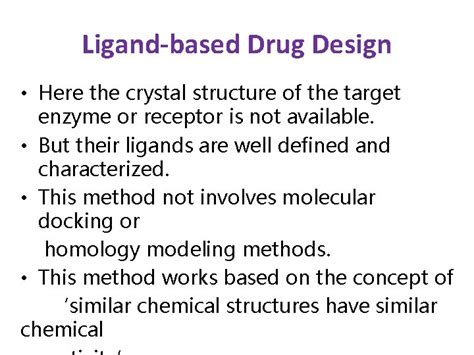 Computeraided Drug Design Ligand Structure Database In Silico