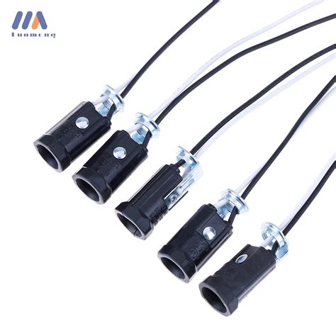 Luomeng 5pcs Base E12 Lamp Us Holder Light Sockets Keyless With 15cm