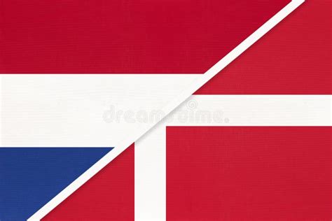 Netherlands Or Holland And Denmark Symbol Of National Flags From