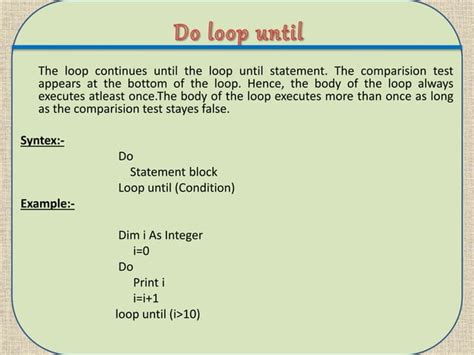 CONTROL STRUCTURE IN VB PPTX Programming Languages Computing