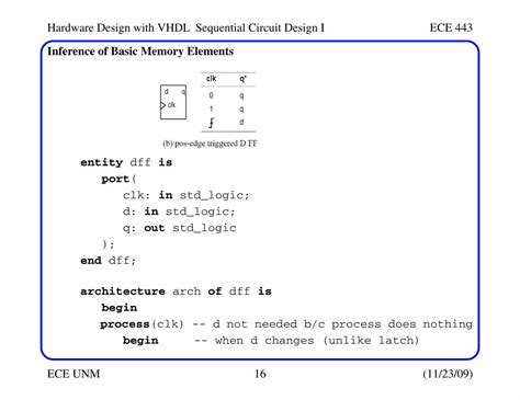 PDF Sequential Circuit Design Principle Outlineece Research Unm Edu Jimp Vhdl Fpgas Slides