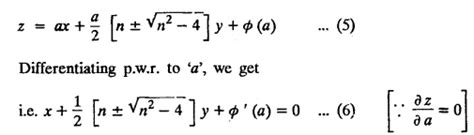 Singular Integrals Grals Solution Of Standard Types Of First Order Partial Differential