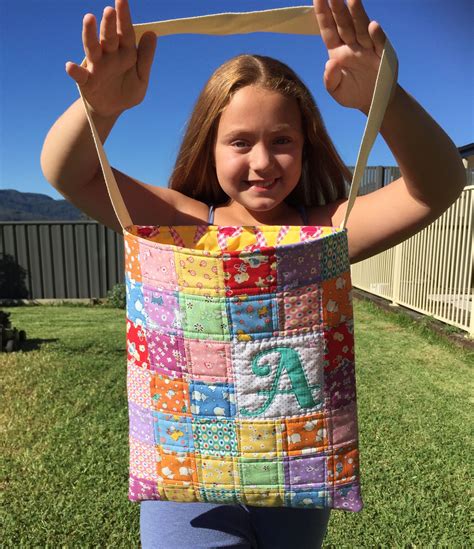 Learning To Sew Patchwork Bag Tutorial