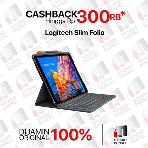 Jual Logitech Slim Folio Keyboard Case Bluetooth For Ipad 9 8 7 Air 3 Shopee Indonesia