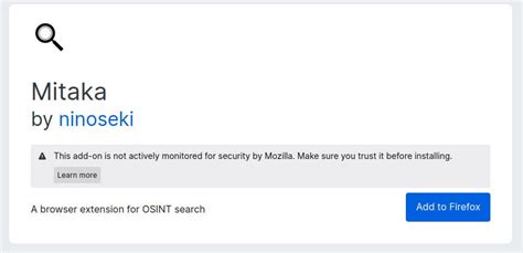 how to perform in browser osint using mitaka golinuxcloud