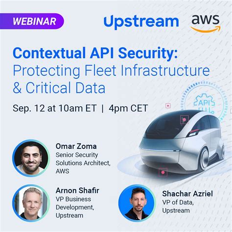 Roy Bachar On Linkedin 🌟 Join Our Webinar Contextual Api Security Protecting Vehicle Fleet…