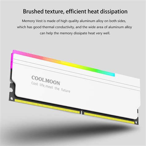 5v 3pin argb ram heatsink ddr4 ddr3 memory heat sink for desktop