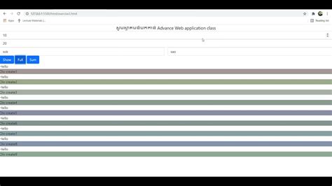 Exercise Html Css Javascript Youtube