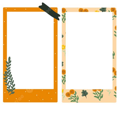 폴라로이드 사진 프레임 꽃 데이지 폴라로이드 사진 소셜 미디어용 폴라로이드 사진 사진 Png 일러스트 및 Psd 이미지 무료 다운로드 Pngtree