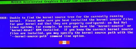 Nvidia Drivers Issues Unable To Find The Kernel Source Tree The Linux Cluster