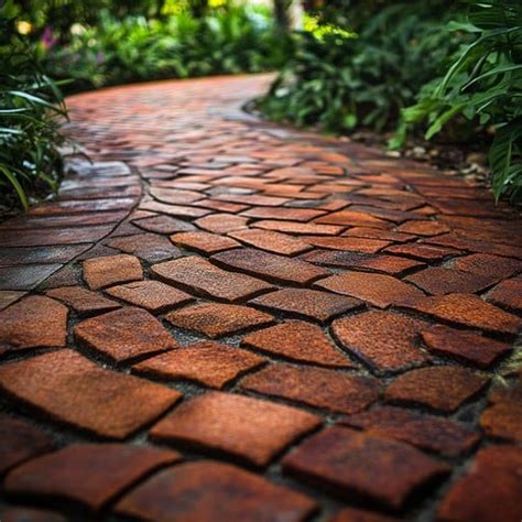 Free Curved Garden Path Image Download At Stockcake